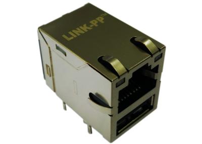 China Verbindungsstück POE 10/100BaseT RJ45 USB magnetisch über Ethernet-Sockel zu verkaufen