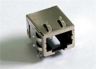 China 2-338556-1 enig Havenrj45 1x1 8P8C THT Schild Geen LEDs LPJEF180DNL Te koop
