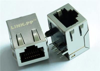 중국 LEDs LPJG16506CNL 없는 Tyco 6605810-1 자석 RJ45 잭 1000Base-T 개략도 판매용