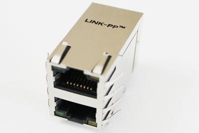 China ARJM21A1-811-AB-EW2 2X1 Verbindungsstück Ethernet-RJ45 ohne integrierten Magnetics zu verkaufen