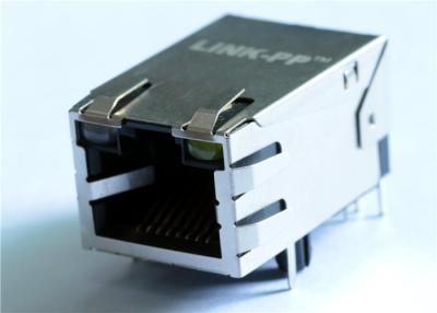 China RJMG163128101NR Magjack Rj45 con Lan integrado 10/100mbps del Magnetics y del LED en venta