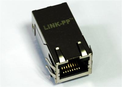 China HFJT1-1GHPE-L12RL Ethernet-Sockel 1G POE+ Ext. Temperatur 1x1 RJ45 w/MAG G/Y LED zu verkaufen