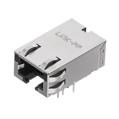 Cina JXT4-1141HL Jack industriali RJ45 con magnetismo integrato in vendita