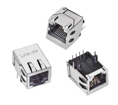 China SS-700810-NF 8P8C Einzelanschluss RJ45 Jack nicht abgeschirmt LPJE180-0NNL zu verkaufen