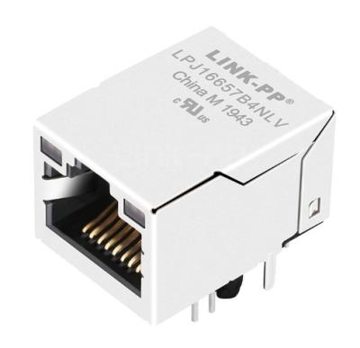 Chine 100BASE-TX 74982104400 WE-RJ45 LAN à travers la série de reflux de trou à vendre