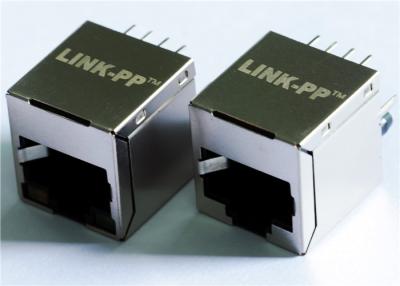 중국 LPJD4012DNL의 자석 SI-16001-F 10/100Base-T를 가진 수직 입장 Rj45 판매용