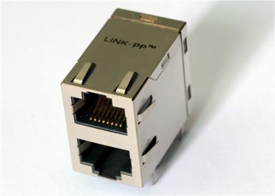 China 5569381-2 8p8c RJ45, Ethernet 2x1 Ports Shielded No LED for sale