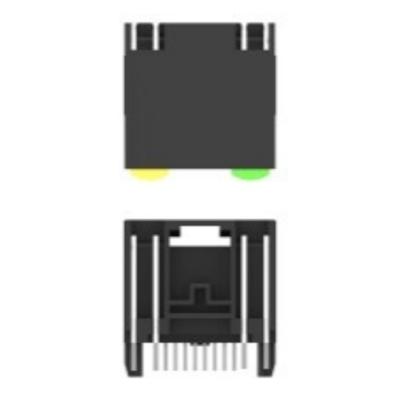 China TE 5406533-1 Einzelanschluss 8P8C RJ45-Anschluss mit G/Y-LED zu verkaufen