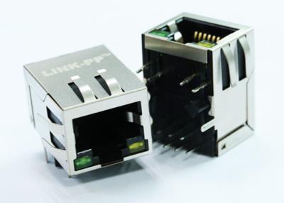 China LMJTAB881143M-L RJ45 modularer Jack 10/100 Basis--tmagnetisches Verbindungsstück LPJ4025-7ABNL zu verkaufen