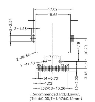中国 RJMG221ST12452T マグネティクス組み込みのアンフェノールモジュラージャック 販売のため