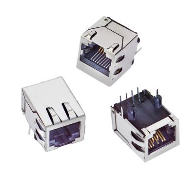 China Einfachanschluss 6P4C Modular Jack SS-6446S-A-PG4-BA Stewart Stecker zu verkaufen