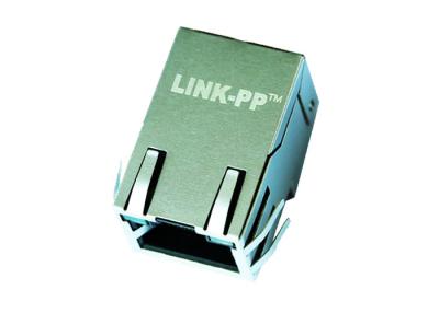 Chine ARJ11C-MCSAT-A-B-6MU2 RJ45 port magnétique d'entrée-sortie de données du connecteur 10/100/1000Base-Tx à vendre