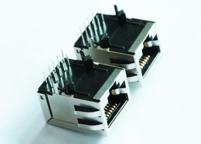 Chine Le Magnetics d'ARJ11B-MASAP-LU2 RJ45 Jack modulaire 100Base-Tx a intégré sans LED à vendre