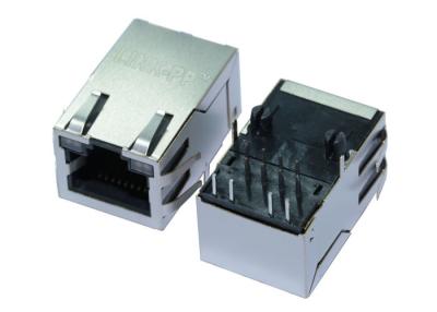 중국 ARJ11D-MBSJ-A-DA-HLT2 1X1 RJ45는 항구 10/100 이더네트 MagJack 방패를 골라냅니다 판매용