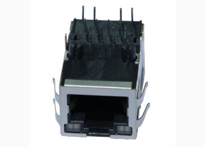 China Vorsprung ARJ11D-MASG-B-A-FMU2 herauf Rj45 modularer Jack 10/100 mit Magnetics zu verkaufen