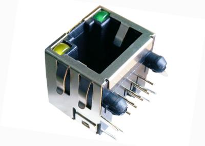 China RJHSE538B Verbindungsstücke durch - Loch-Rj45 mit LED 8P8C abgeschirmtes LPJE101A65NL zu verkaufen