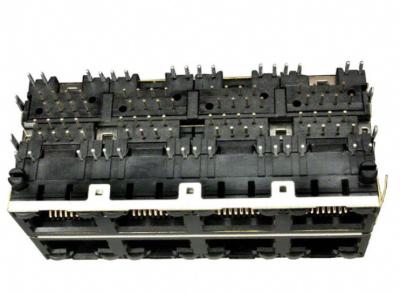 China Puertas de acceso modulares RJ45 RJSAE538A08 con tablas EMI en venta