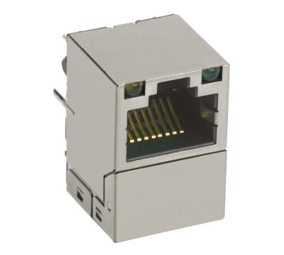 중국 V8BR-1AX1-GH RJ45 수직 커넥터 지원 60W 4PPoE 벨 자석 판매용