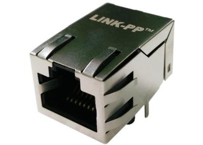 중국 LEDs LPJ1014CNL 없는 SI-50177-F 1x1 항구 RJ45 모듈라 잭 10/100Mbps 판매용