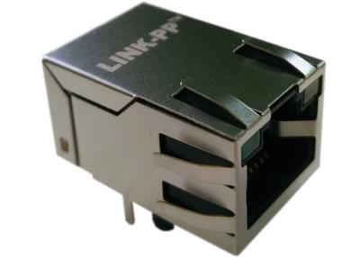 Chine De l'étiquette ARJ11C-MCSAT-A-B-5MU2 connecteur simple LPJG17301AHNL du port RJ45 vers le bas à vendre