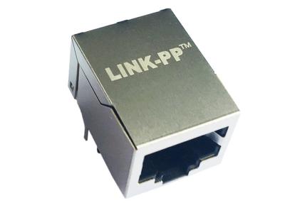 China 203B08-11100-20 enig Havenrj45 1x1 8P8C THT Schild Geen LEDs LPJEF180DNL Te koop