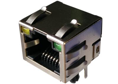 Chine Bouclier de VSMJL1-8-8-G-Y RJ45 Jack modulaire 8P8C avec la LED R/A avec LED LPJE101AHNL à vendre