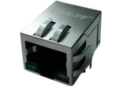 China RJL-008NC1 1X1 Hafen-Vorsprung unten RJ45 modularer Jack mit LED LPJE160GFNL zu verkaufen