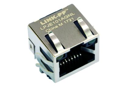 중국 XRJM-S-01-8-8-1-9F1-IPW RJ45는 LED 8P8C LPJE101-9AGNL로 보호된 항구를 골라냅니다 판매용