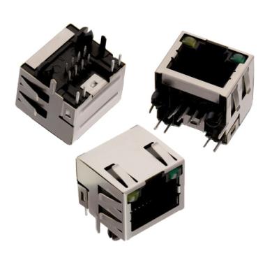 Chine 615108137421R THR 8P8C prise modulaire avec LED et EMI à vendre