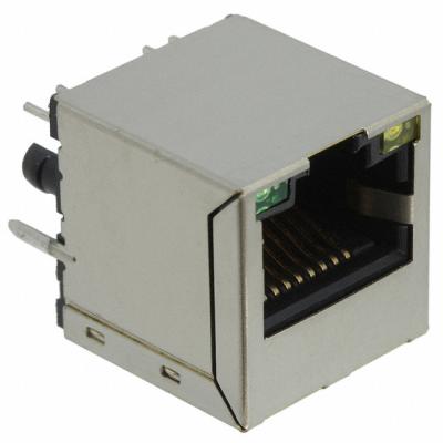 중국 74981102100 수직 단일 포트 RJ45 커넥터 10/100/1000BASE-T 판매용