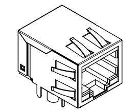 Китай 615008185221 Защищенный модульный разъем 8P8C с EMI-приставками продается
