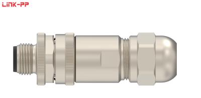 China M12 Conector T4111011041-000 IP67 com 4 contatos revestidos de ouro à venda