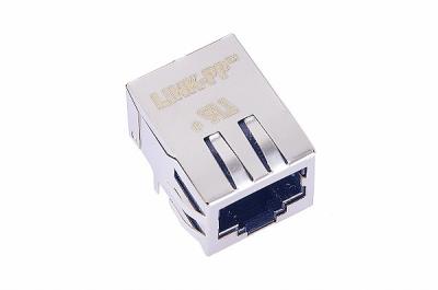 중국 10/100/1000BaseT 0813-1X1T-29-F를 가진 이더네트를 위한 자석 RJ45 잭 1X1의 아래 다십시오 판매용