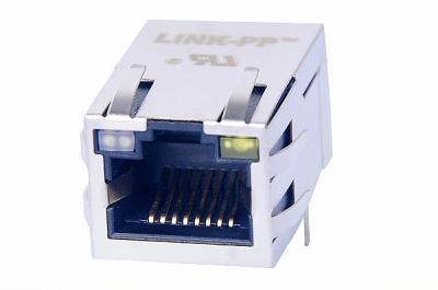 중국 IEEE를 가진 자석 RJ45 잭 단 하나 항구의 아래 802.3 0817-1A1T-11-F를 다십시오 판매용