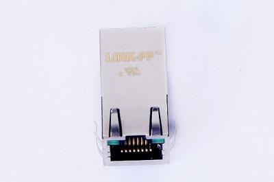 중국 아래로 탭 단 하나 항구에 의하여 0875-1A1T-P2를 가진 자석 RJ45 잭 1X1 G/Y가 겹쳐 쌓였습니다 판매용