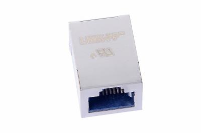 China Klopfen Sie herauf RoHS magnetisches RJ45 Jack, 10/100BaseT 1X1 Belfuse MagJack 08B1-1X1T-06-F zu verkaufen