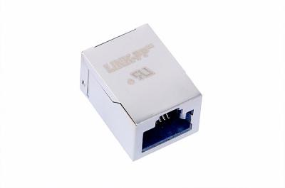 China El solo puerto RJ45 magnético Jack, golpea ligeramente encima del conector 08B-11X1T-36-F del PWB de RoHS RJ45 en venta