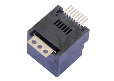 China 1-338088-6 Unshielded 1X1 SMT RJ45 Modular Jack Tab Down LPJE29972 for sale