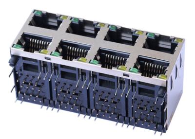 Chine Connecteur 1000 du Multi-port RJ45 de J0B-5401NL 2x4 BaseT 4PAIR POE 60W à vendre
