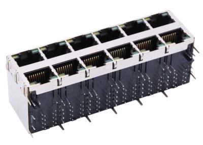 China J20-0115NL stapelte Rj45 2x6 Jack mit LED für industrielles Netz zu verkaufen