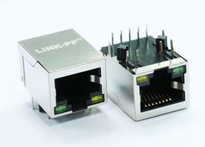 중국 아래로 ARJM11B3-805-KK-CW2 하나 항구 탭 RJ45 2.5G 모듈라 잭 연결관 판매용