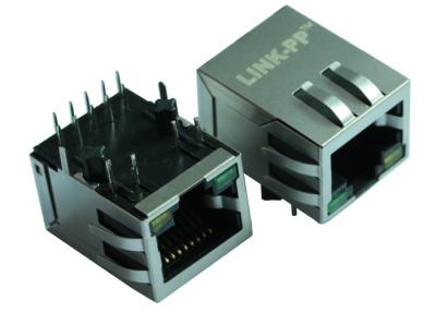 China ARJM11A1-809-JA-CW4 magnetisches RJ45 Jack 2.5G sondern Hafen mit LED aus zu verkaufen