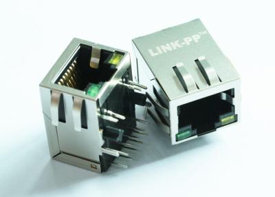 China Enig de Haven2.5g Ethernet MagJack Schild van arjm11a3-809-ja-CW4 1X1 RJ45 Te koop
