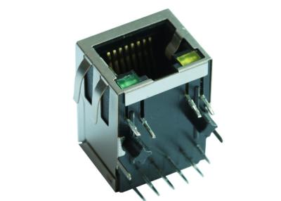 China ARJM11A3-805-KK-CW4 2.5G Basis - magnetischer RJ45 Jack einzelner Hafen T mit LED zu verkaufen