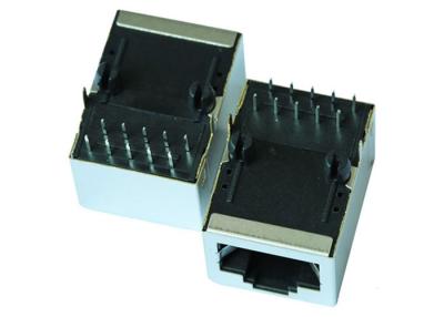 China ARJM11D7-809-NN-CW2 1 conector del puerto RJ45 Magjack a través de la base-T del agujero 2.5G en venta