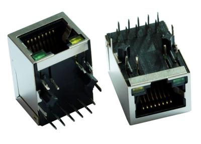 China ARJM11B3-809-AN-EW4 1x1 Basis der Hafen-RJ45 Buchsen-2.5G - T mit LED zu verkaufen