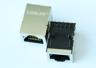 중국 구멍 2.5G 기초 T를 통해서 ARJM11D7-809-NN-ER2-T 1 항구 RJ45 Magjack 연결관 판매용
