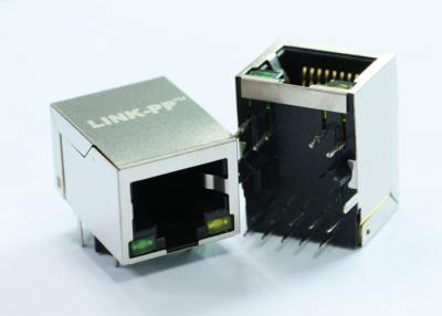 China ARJM11B3-809-KK-EW4 la base-T Rj45 Jack del interfaz 2.5G protegió la etiqueta abajo en venta