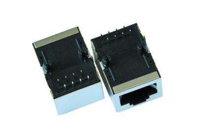 China Puerto RJ45 Jack modular de ARJM11D7-811-NN-ER4-T 1X1 con 5G la base - T AutoMDIX en venta