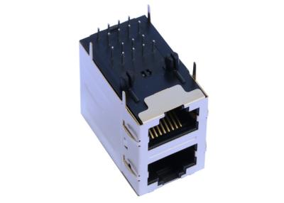 中国 ARJM21A1-A12-NN-EW2 2x1の港は磁気10/100と直角Rj45を積み重ねました 販売のため